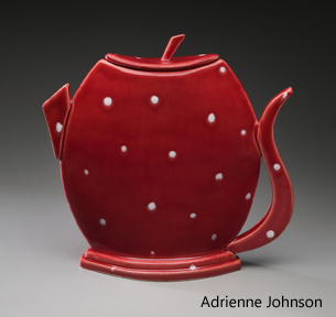 Adrienne Johnson pottery - OUT FRONT
