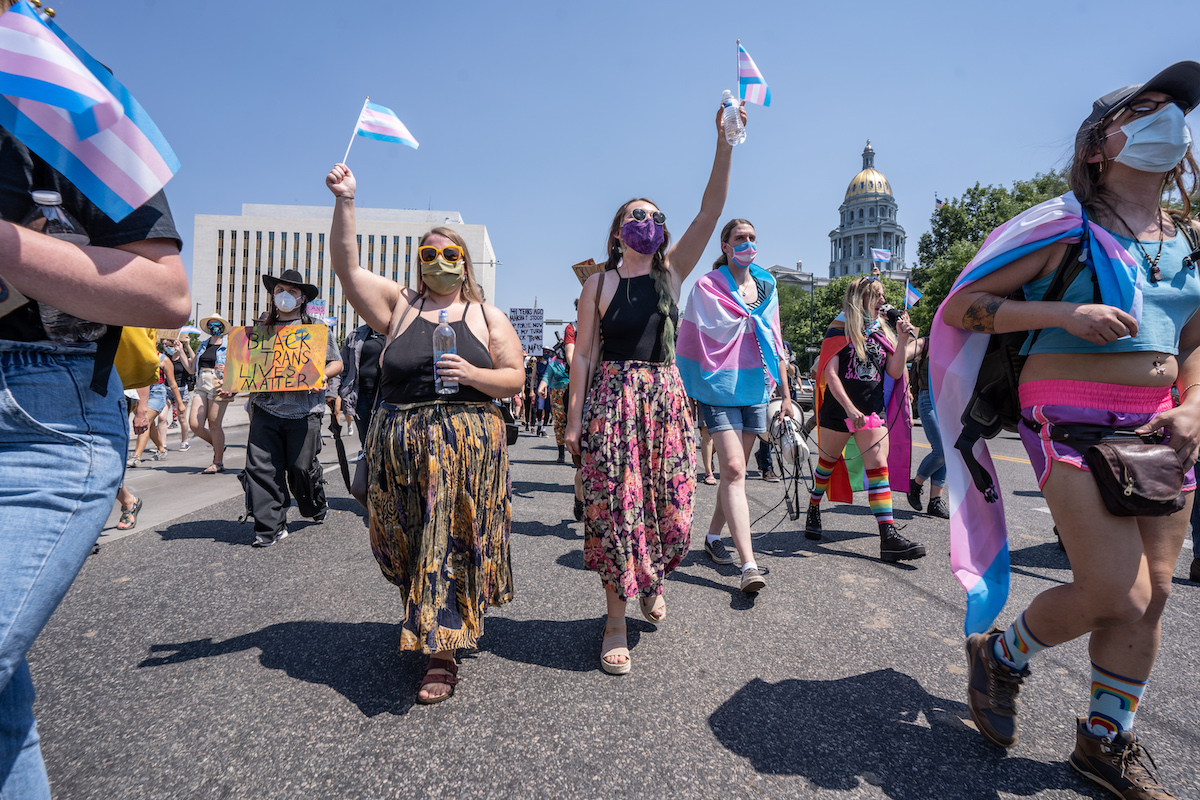 March 4 Trans Rights in Denver - OUT FRONT