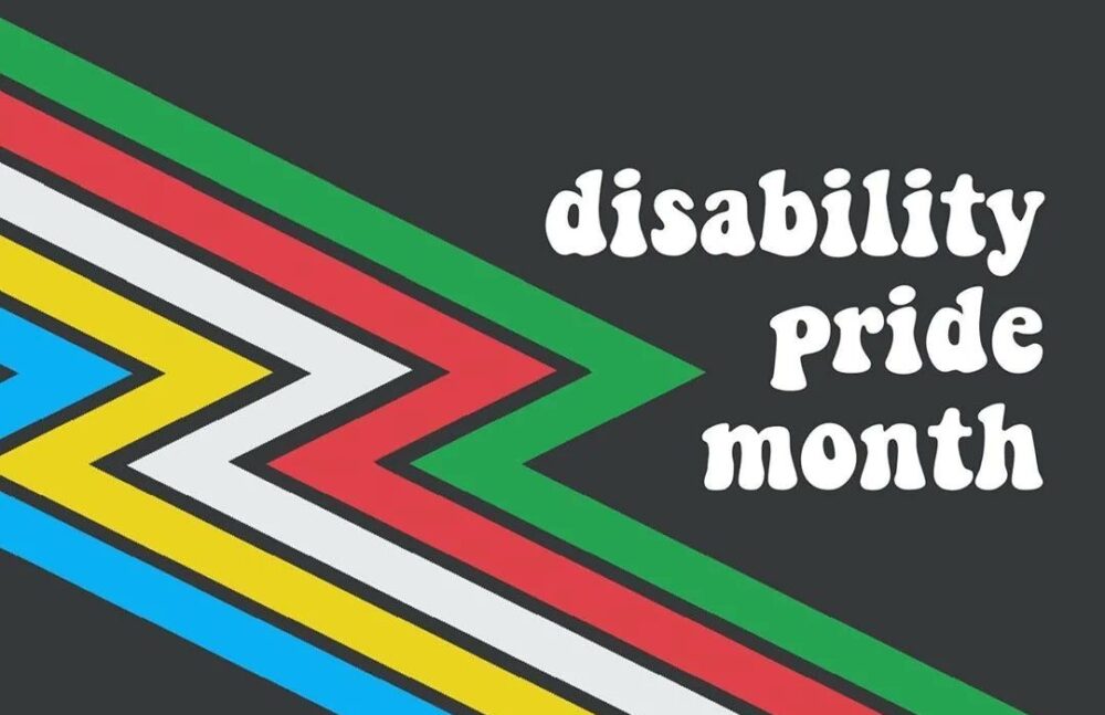 Disability Pride Flag - OUT FRONT