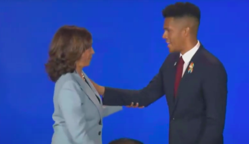 Pulse Shooting Survivor Brandon Wolf Opens for VP Harris at Unity Summit