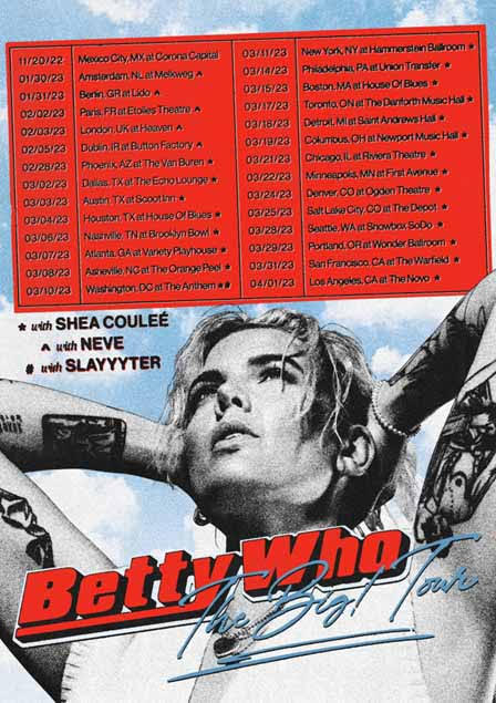 Betty Who Releases New Album and Announces Tour Dates