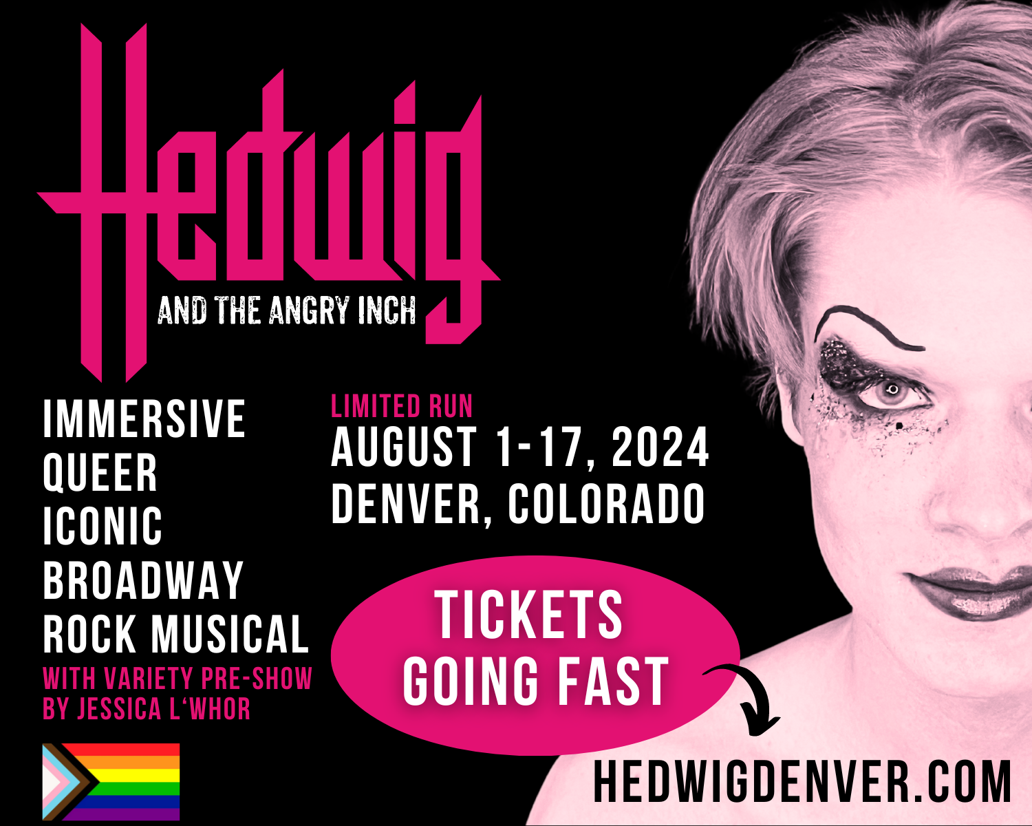 "Hedwig and the Angry Inch" Broadway Rock Musical with Drag, Burlesque ...