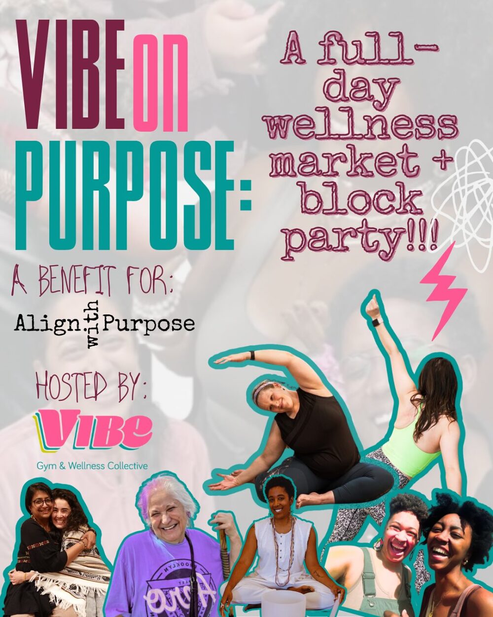 VIBE Gym Presents 'VIBE On Purpose' Tomorrow to Benefit Align wIth Purpose